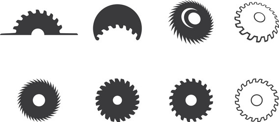 Metal saw logo Royalty Free Vector Image - VectorStock