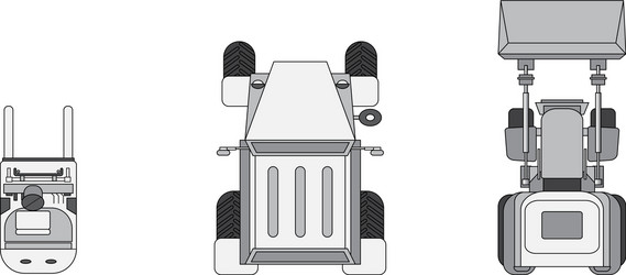 Car top view Royalty Free Vector Image - VectorStock