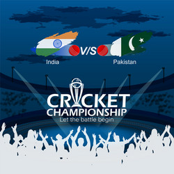 India Pakistan Cricket Match Vector Images (over 410)