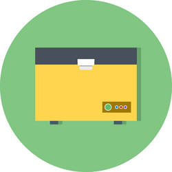 Deep freezer icon Royalty Free Vector Image - VectorStock