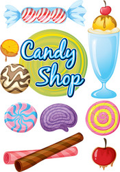 Candy Shop Cartoon Vector Images (over 4,600)