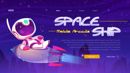 Matching game for kids with a rocket and moon Vector Image