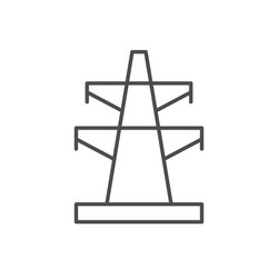 Cutting machine line outline icon Royalty Free Vector Image