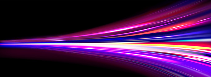 Fast Speed Light Motion Race Effect Background Vector Image
