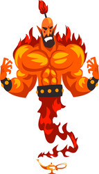 Genie Wizard Magician Vector Images (over 510)