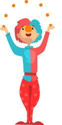 Juggling hobo bag shape on a cartoon Royalty Free Vector