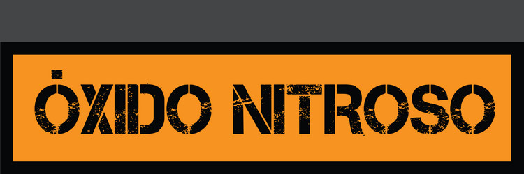 Nitrous oxide stamp on white Royalty Free Vector Image