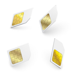 5g sim card technology background Royalty Free Vector Image