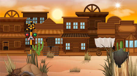 Outdoor landscape background scene Royalty Free Vector Image