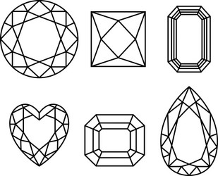 Diamond Shape Wireframe Vector Images (over 310)