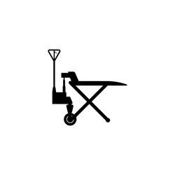 Manual hand lift icon Royalty Free Vector Image