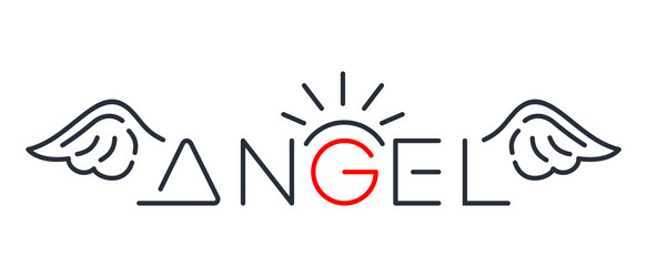 Angel Wings Word Vector Images (over 280)