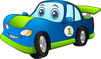 Racing car theme image 1 Royalty Free Vector Image