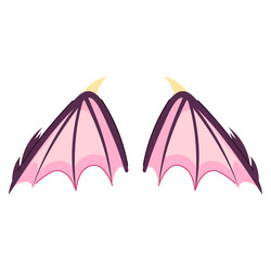 Cute wings dragon cartoon Royalty Free Vector Image