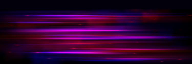 Red light effect of fast speed motion Royalty Free Vector