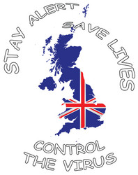 Revised uk government prevention message Vector Image