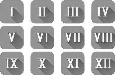 Roman Number 1 Vector Images (over 260)