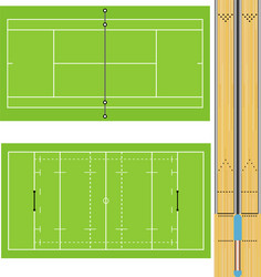 Tennis court wallpaper Royalty Free Vector Image