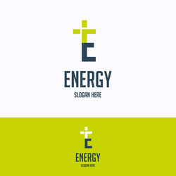 Energy efficiency logo Royalty Free Vector Image