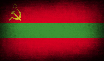 Flag of transnistria with old texture Royalty Free Vector