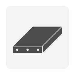Reinforced concrete icon Royalty Free Vector Image