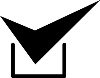 Sign select chek isolated logo emblem Royalty Free Vector