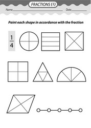 Red circle fractions segment infographic info Vector Image