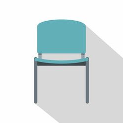 Computer chair office style front view icon indoor