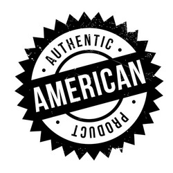 Authentic american product stamp Royalty Free Vector Image