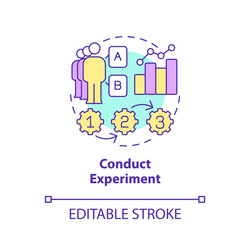 Causation concept icon Royalty Free Vector Image