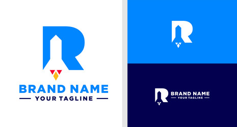Letter R Rocket Logo Vector Images (over 120)