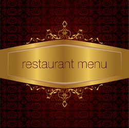 Luxury gold template Royalty Free Vector Image