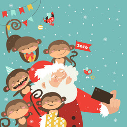 Santa Selfie Vector Images (over 480)