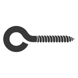 Self drilling sms screw cut out Royalty Free Vector Image