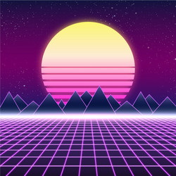 Retro Synthwave Sun Vector Images (over 790)