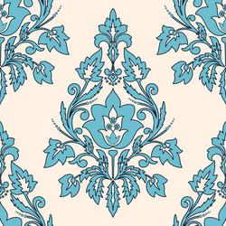 Seamless pattern in baroque rococo victorian Vector Image