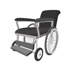 Isolated manual wheelchair on white background Vector Image
