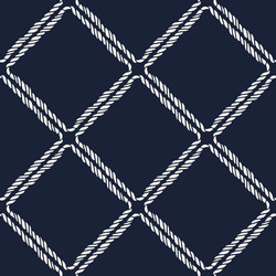 Seamless nautical rope knot pattern Royalty Free Vector