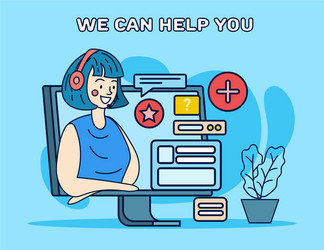 Call Center Poster Vector Images (over 590)