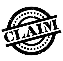 Claim rubber stamp Royalty Free Vector Image - VectorStock