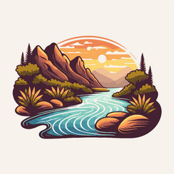 Mountain Hill Valley Vector Images (over 11,000)