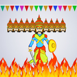 Ram and Ravan War Vector Images (95)