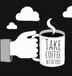 Black and white motivational posters vintage Vector Image