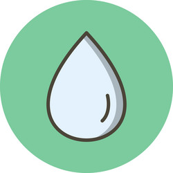 Rain drop icon Royalty Free Vector Image - VectorStock