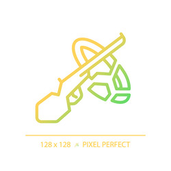 2d thin line pixel perfect simple gradient target Vector Image