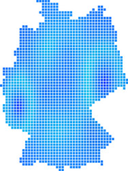 Germany Pixel Map Vector Images (over 170)