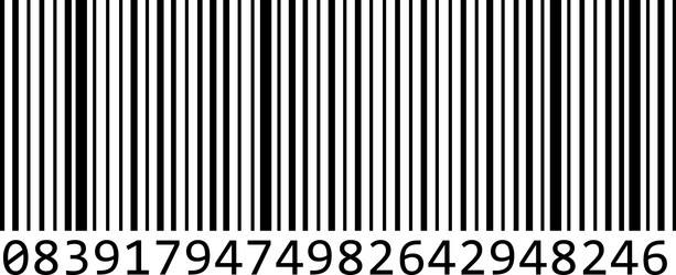 Realistic bar code icon sample of bar code sign Vector Image