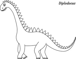 Diplodocus Outline Vector Images (over 420)