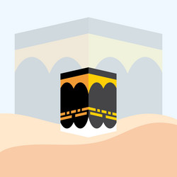 Kaaba logo Royalty Free Vector Image - VectorStock