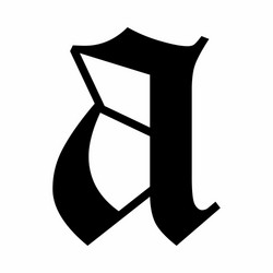 Old english capital Royalty Free Vector Image - VectorStock